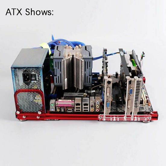 GetUSCart- Mini ITX MATX ATX PC Test Bench Open Air Frame Overclock ...