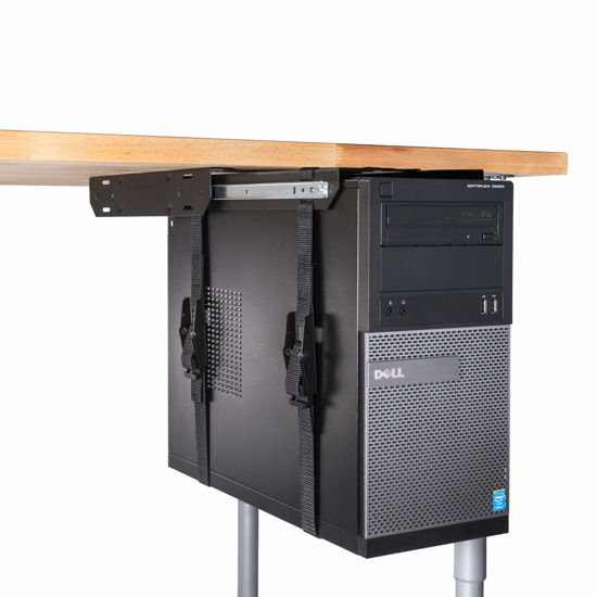 GetUSCart- Penn Elcom Under-Desk Computer Mount, Adjustable with Slide ...