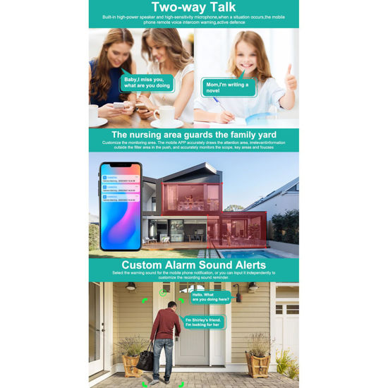 GetUSCart- BusoTh 360 Degree Gooseneck Mini Security Camera, 1080P ...