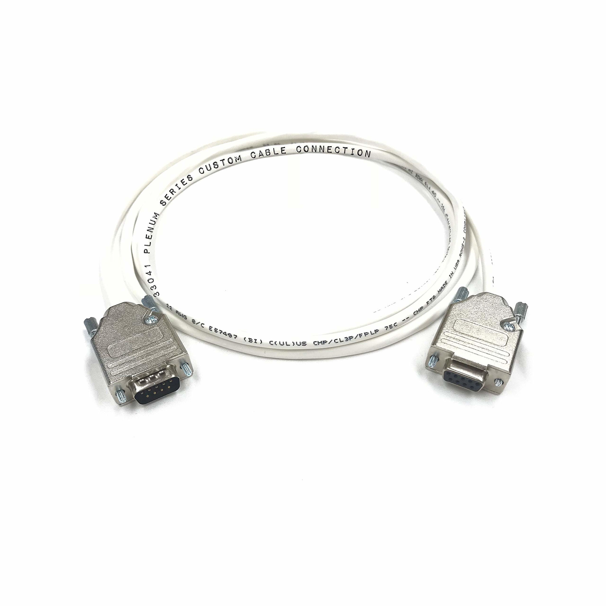 GetUSCart- 12 Foot DB9 Male to Female RS232 Extension Serial Cable - 22 ...
