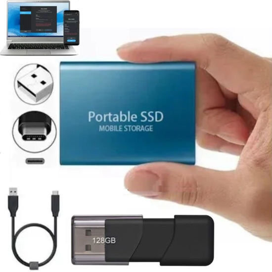 GetUSCart- 1 Terabyte TB (976GB), External SSD Solid State Hard Backup ...