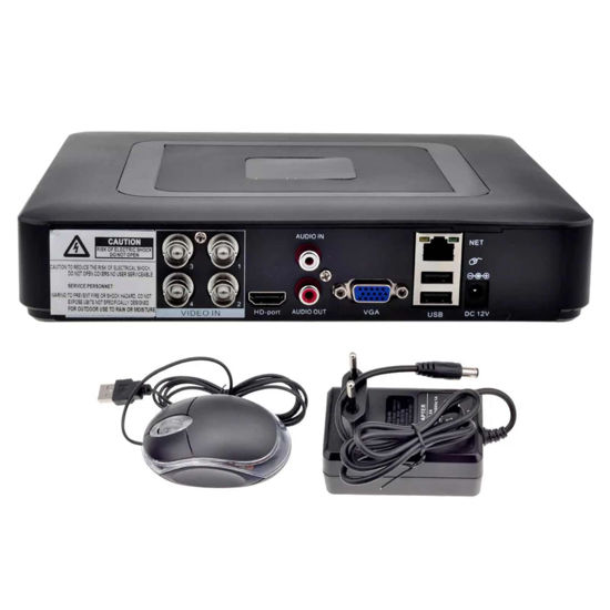 GetUSCart- 4CH CCTV DVR Recorder, 4 Channel 1080p H.265 CCTV DVR Recorder