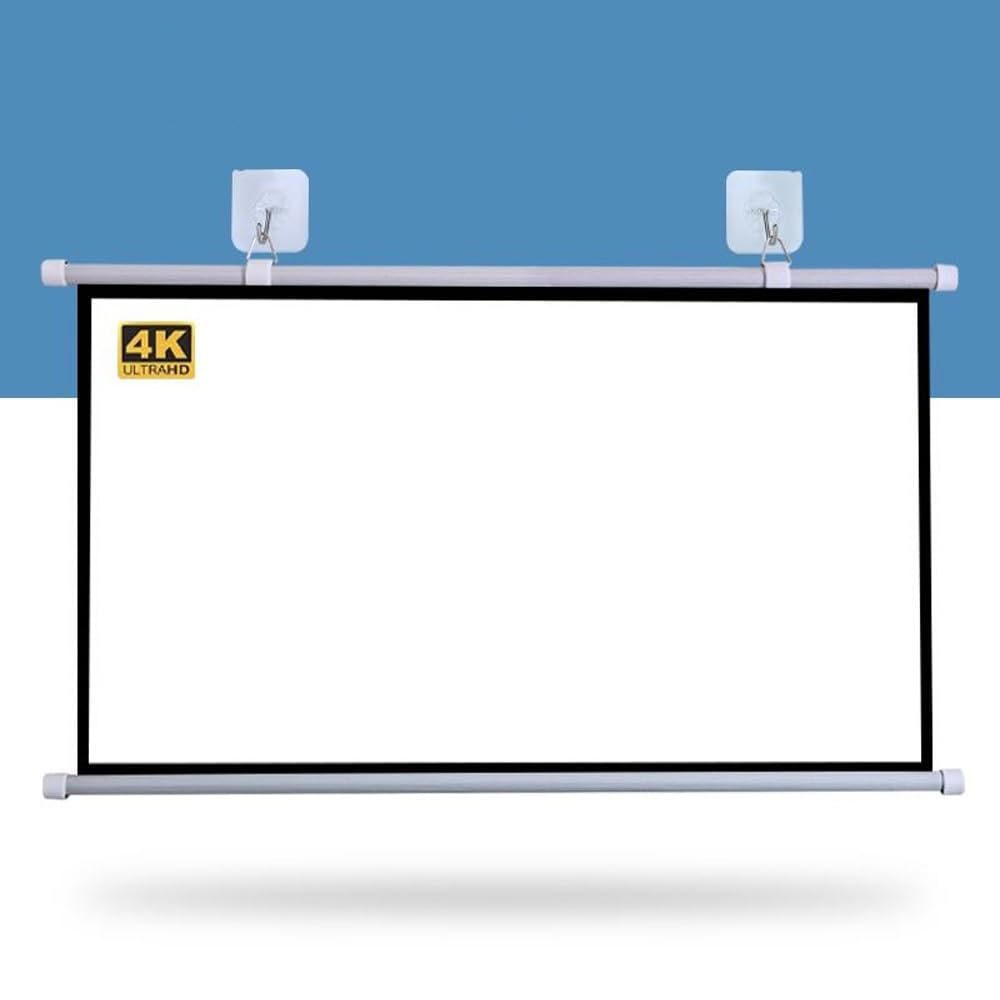 GetUSCart- FUREMA 40" 50" 60" Manual Projector Screen HD, Home Theater ...