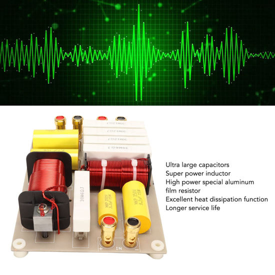 GetUSCart- ASHATA 800W Speaker Frequency Divider, 2 Way Speaker Divider ...