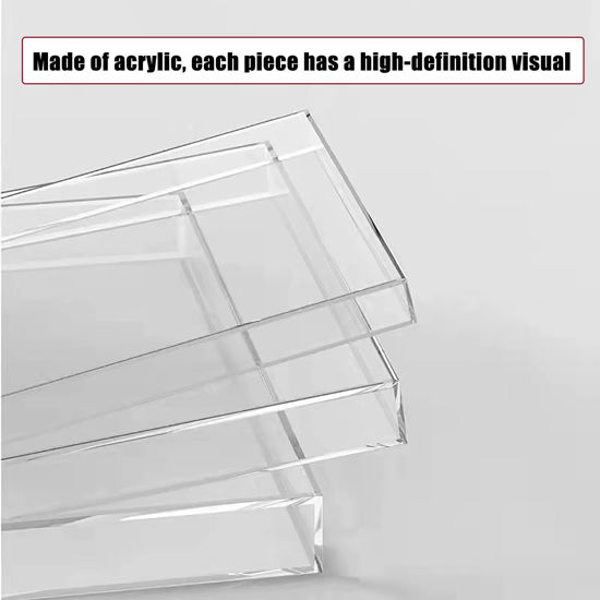 GetUSCart- Transparent Acrylic Water Tank Shallow Sink Shooting Props, Deep Water Tank Storage ...