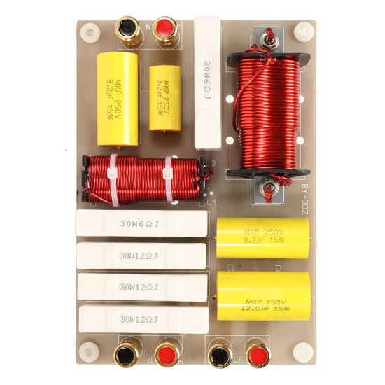 GetUSCart- 2 Way Crossover Filters, 800W Audio Crossover Filter, Treble ...