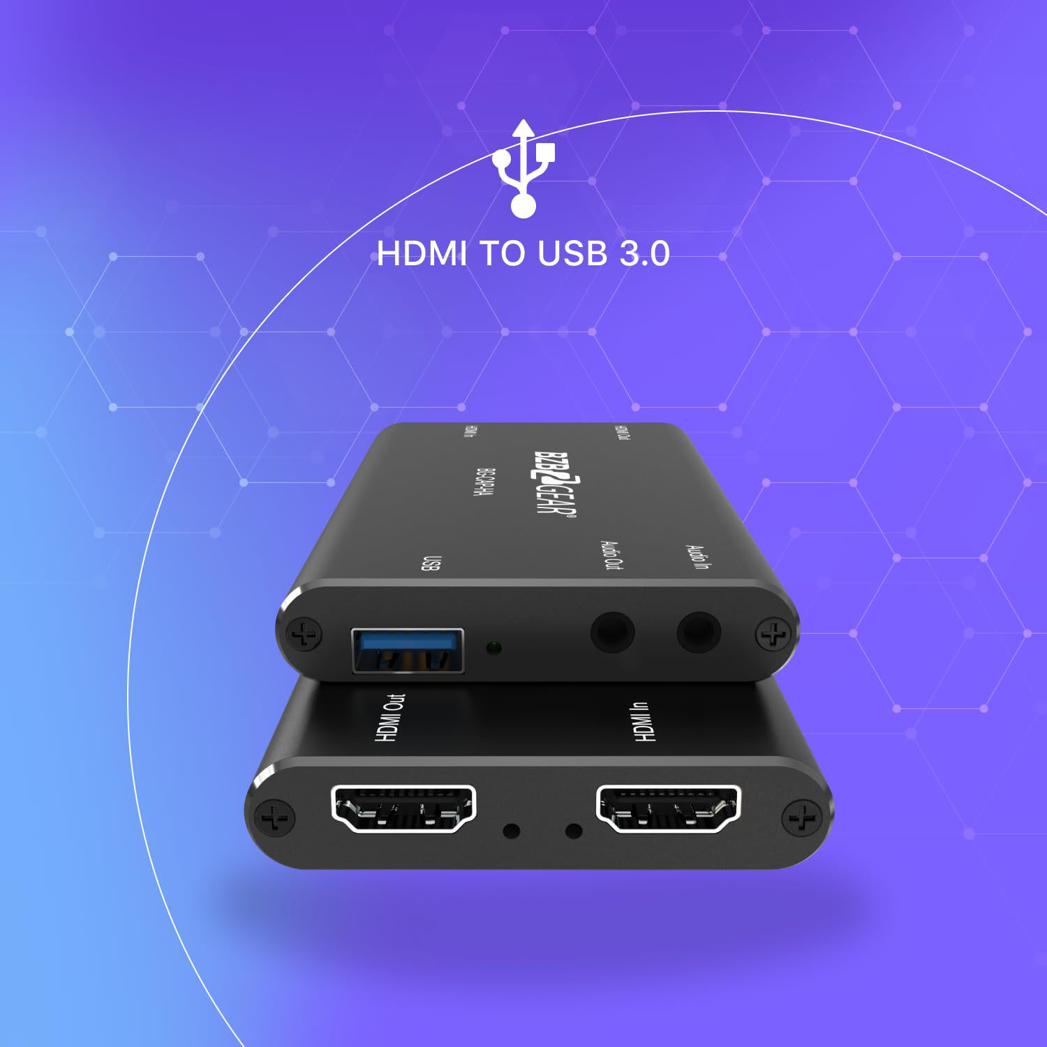 GetUSCart- BZBGEAR USB 3.0 1080P FHD Powered HDMI Capture Card