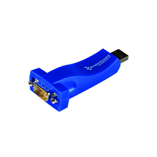 GetUSCart- Brainboxes RS232 1 Port USB to Serial Adapter