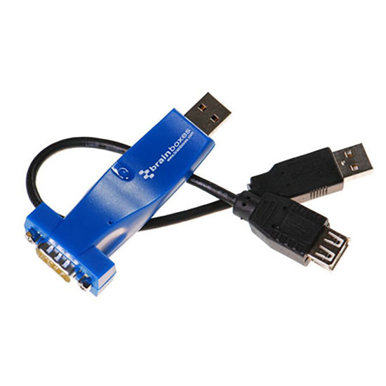 GetUSCart- Brainboxes RS232 1 Port USB to Serial Adapter