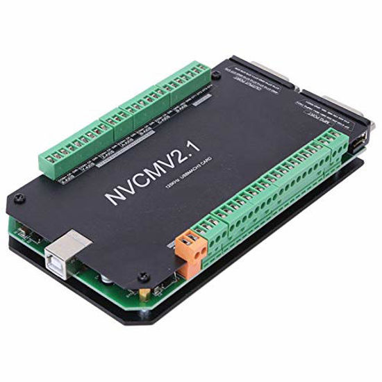 GetUSCart- CNC Motion Controller NVCM 5 Axis CNC Controller MACH3 USB Interface Board Card for ...
