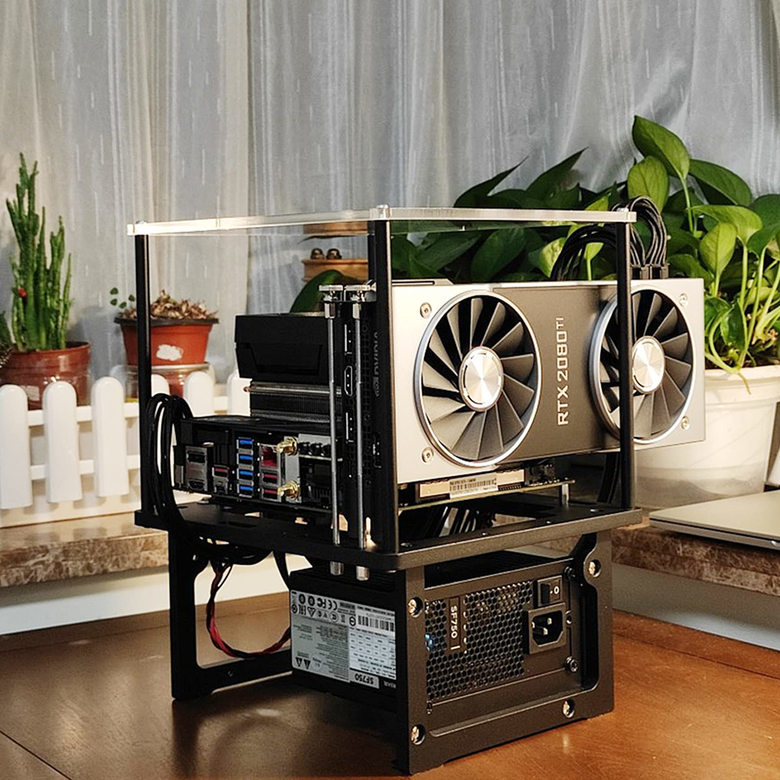 GetUSCart- A4 Mini ITX MATX Micro ATX PC Test Bench Open Frame USB3.0 ...