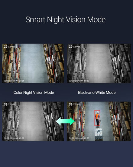 GetUSCart- EZVIZ Outdoor Security Camera Color Night Vision, 1080P AI ...