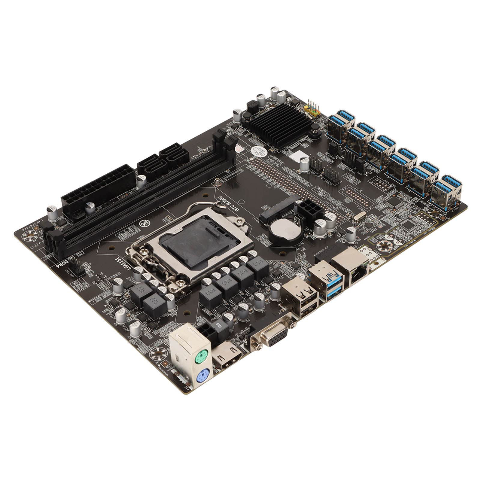 GetUSCart- Mining Mainboard, LGA1151 Interface Dual Channel Computer ...