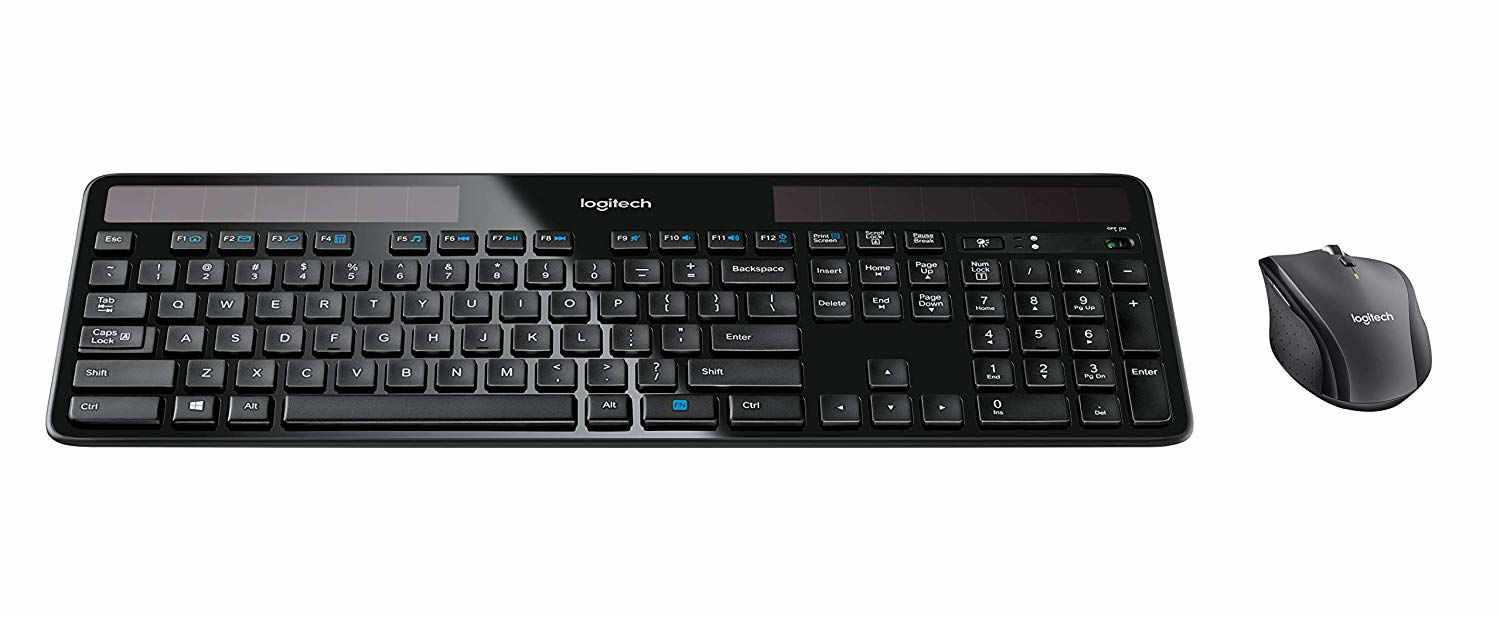 GetUSCart- Logitech K750 Wireless Solar Keyboard Black for Windows ...