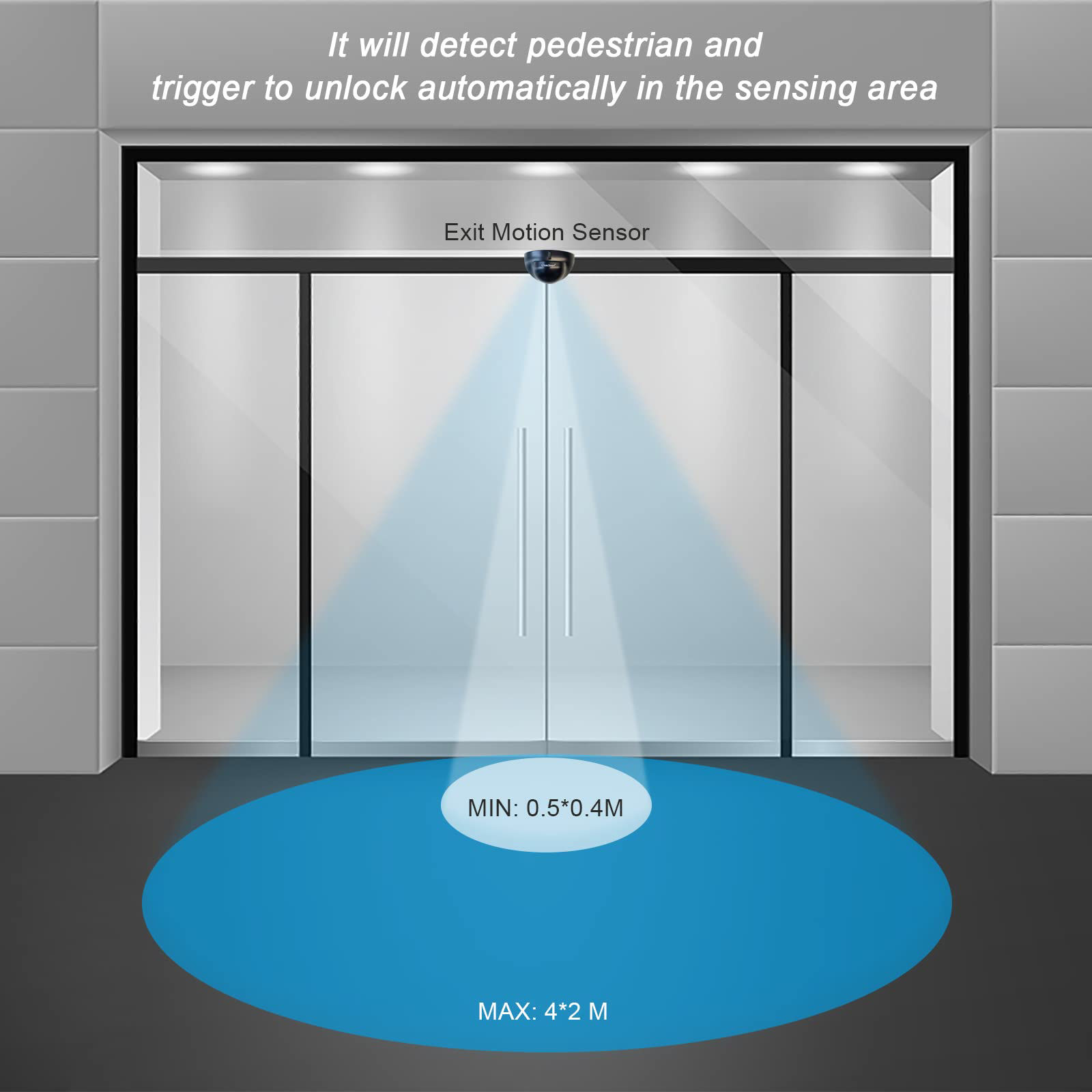 GetUSCart- WiFi Access Control 400lb Holding Force Electic Magnetic ...