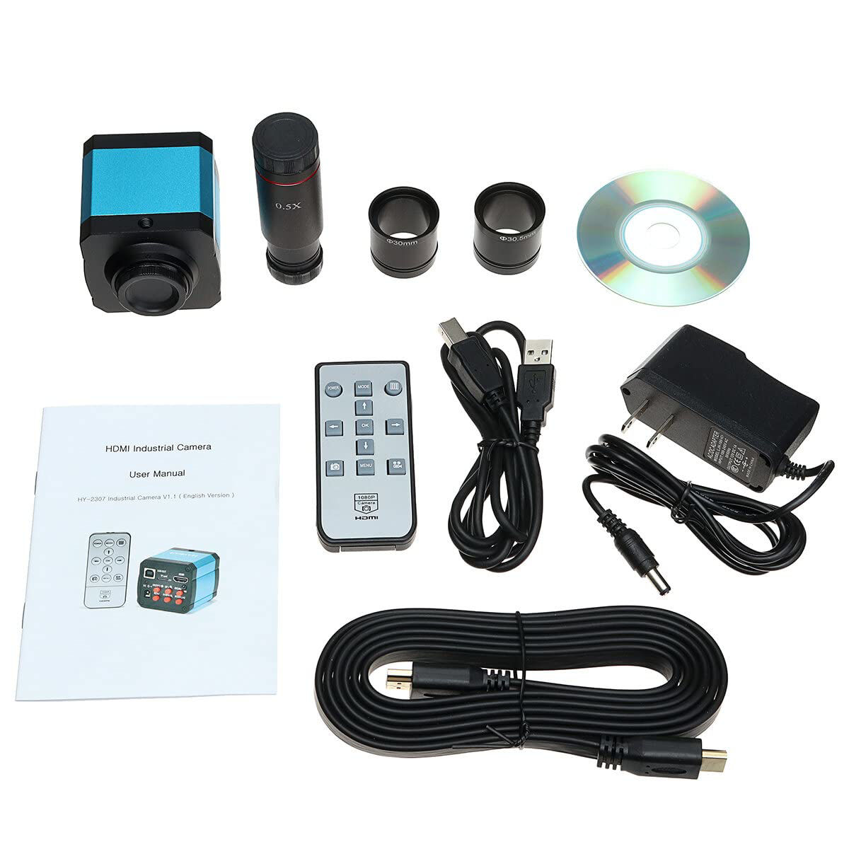 GetUSCart- 16MP 1080P 60FPS USB C-mount Digital Industry Video ...