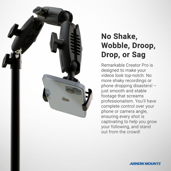 Phone Stand With Light ARKON Mounts Phone Holder Full Kit - Adjustable ...