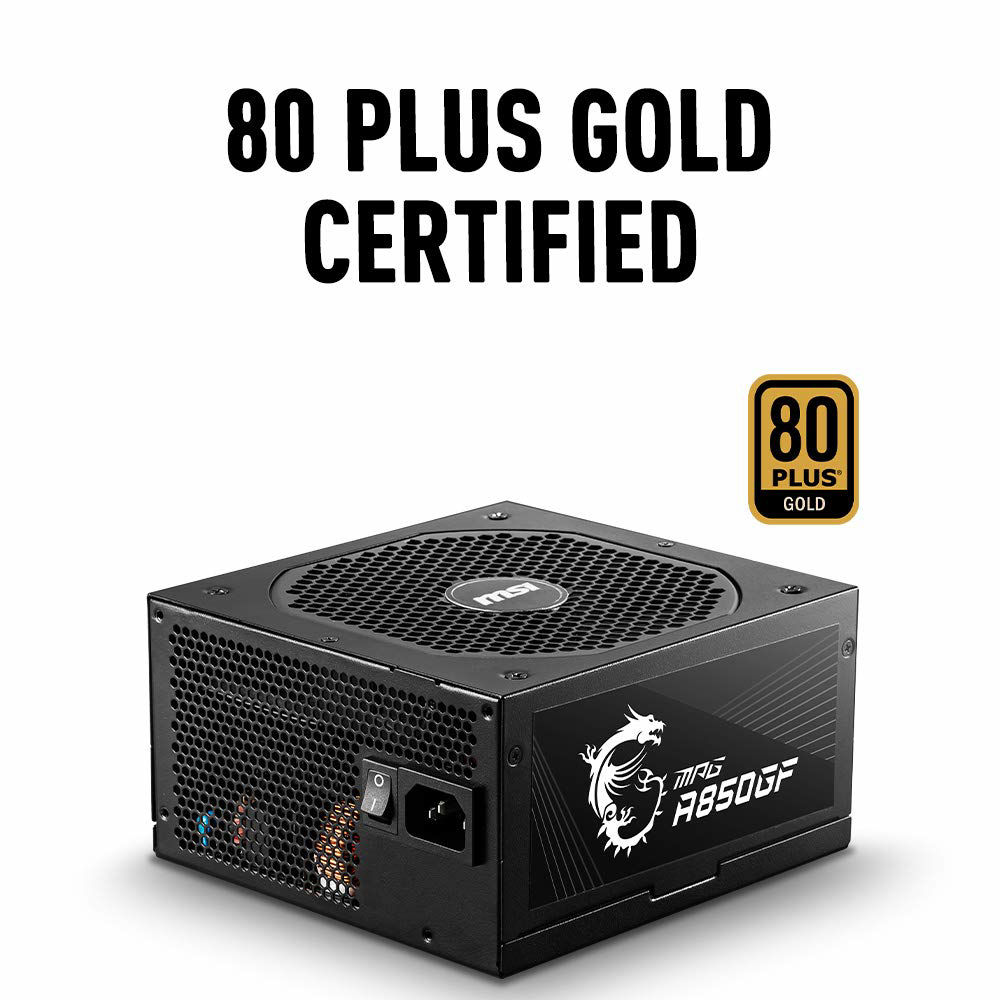 GetUSCart- MSI MPG A850GF Gaming Power Supply - Full Modular - 80 PLUS ...