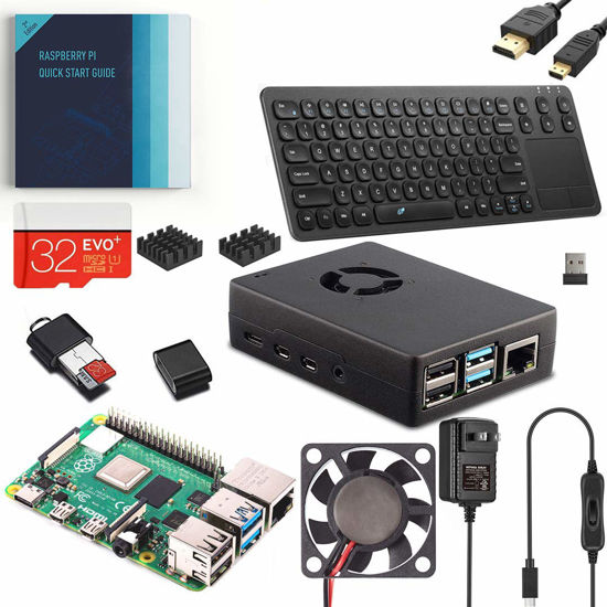 GetUSCart- Vilros Raspberry Pi 4 2GB Complete Desktop Kit with 15 inch ...
