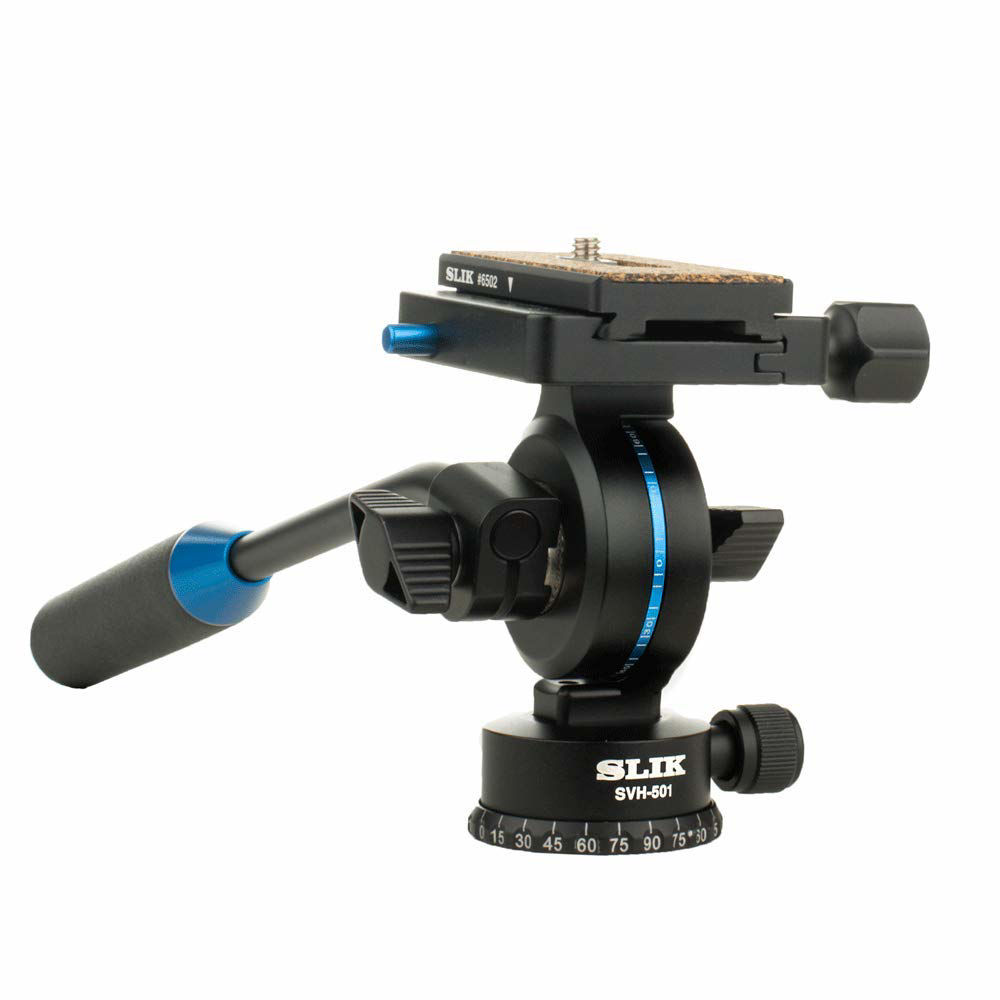 GetUSCart- Slik SVH-501 Compact Fluid Video Head with Arca-Swiss Style ...