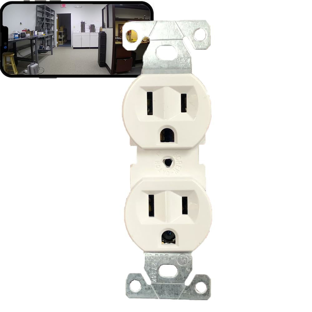 GetUSCart- SecureGuard 4K Ultra HD Wi-Fi Functional Wall Outlet ...