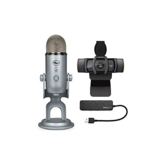 GetUSCart- Blue Yeti USB Microphone Bundle with C920S Pro HD Webcam and ...