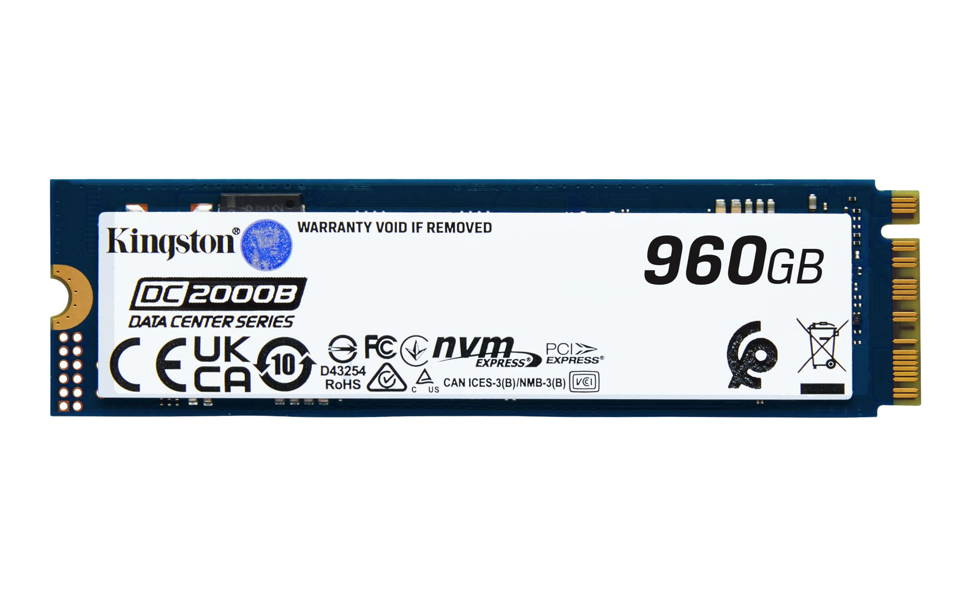 GetUSCart- Kingston Data Center DC2000B PCIe 4.0 NVMe M.2 2280 960G ...