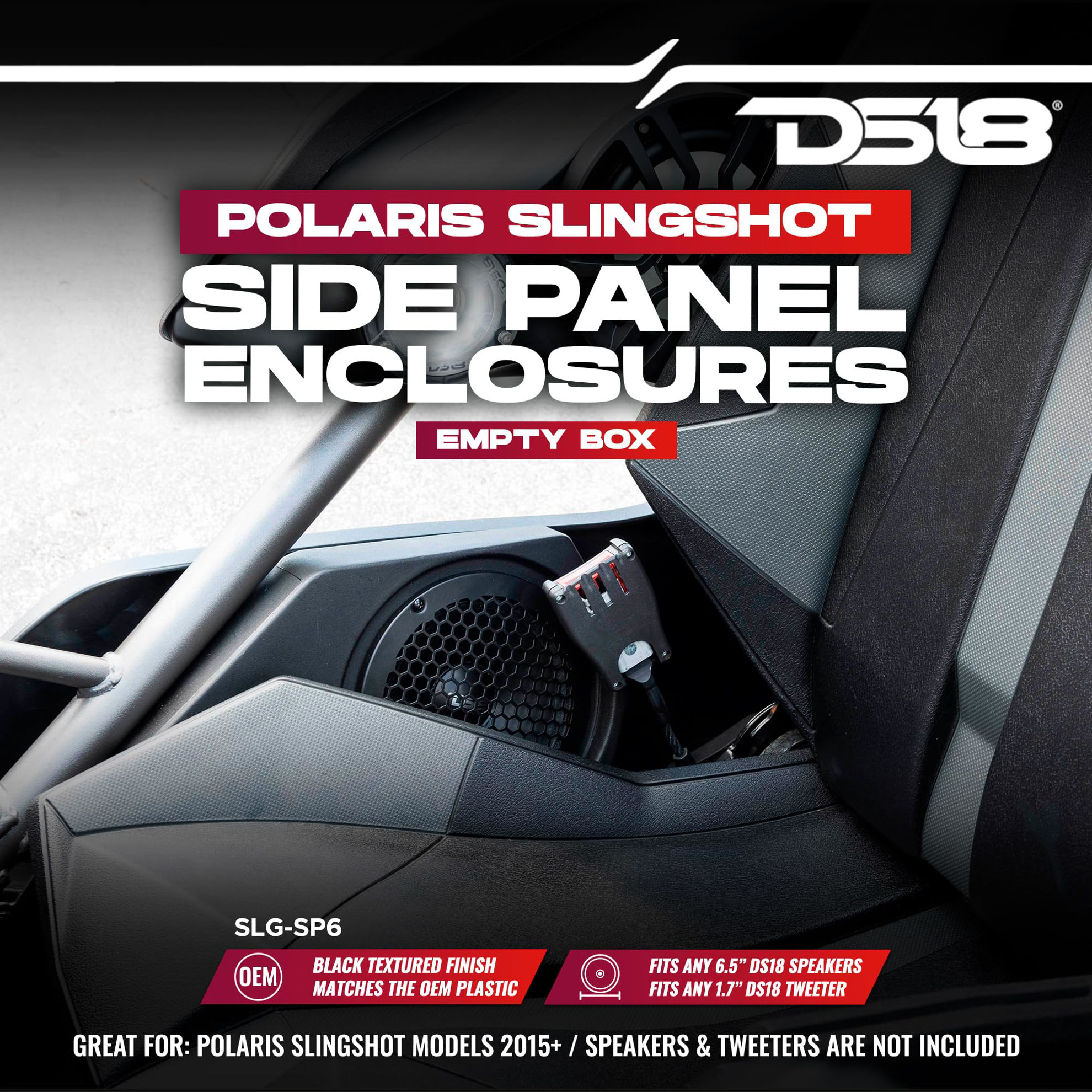 GetUSCart- DS18 SLG-SP6 Polaris Slingshot Side Panel Empty Enclosure ...