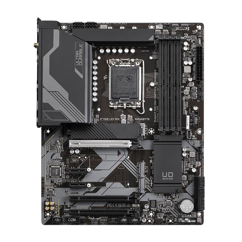 GetUSCart- GIGABYTE Z790 UD AX Intel LGA 1700 ATX Motherboard, 4X DDR5 ...