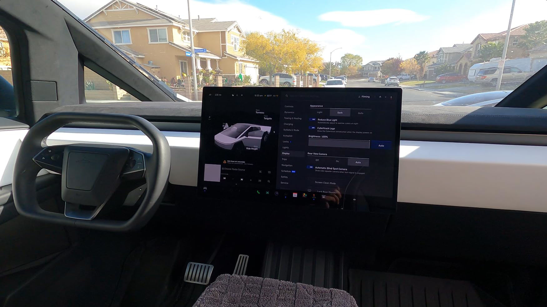 GetUSCart- Airayvis Cybertruck Accessories 4-Way Adjustable Screen Tilt ...