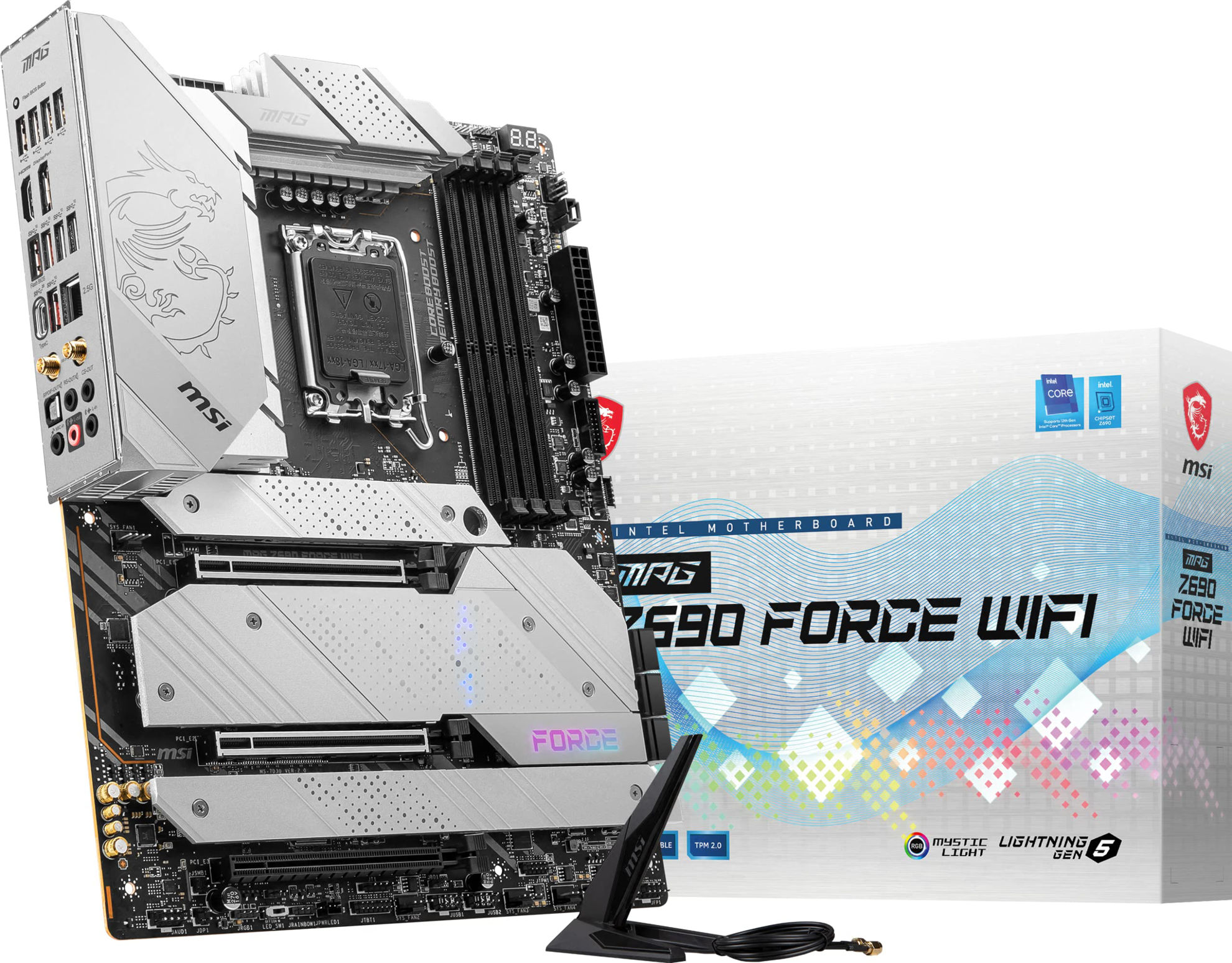 GetUSCart- MSI Z690 Force WiFi Gaming Motherboard (ATX, 12th Gen Intel ...
