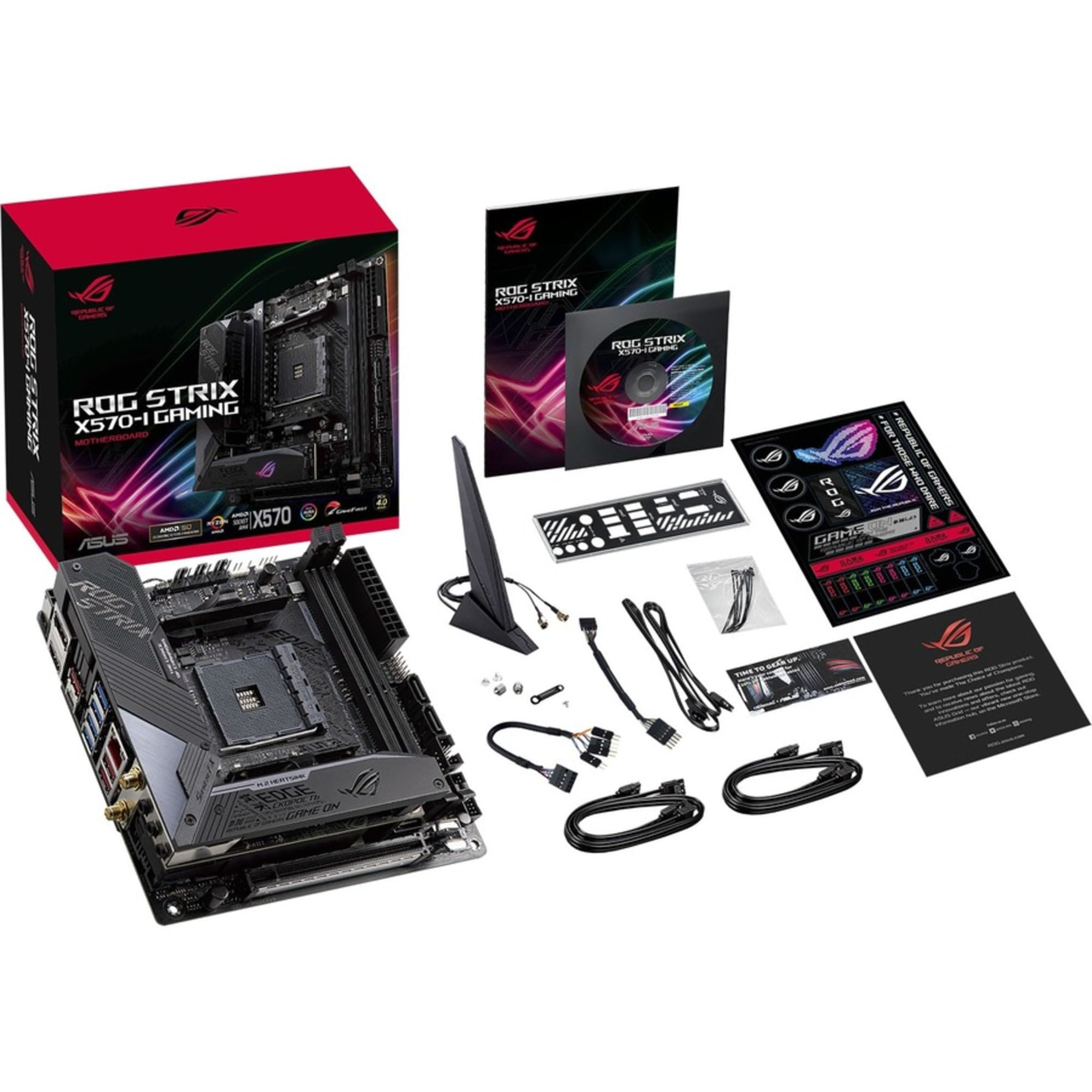 GetUSCart- ASUS ROG Strix X570-I Gaming, X570 Mini-ITX Gaming ...