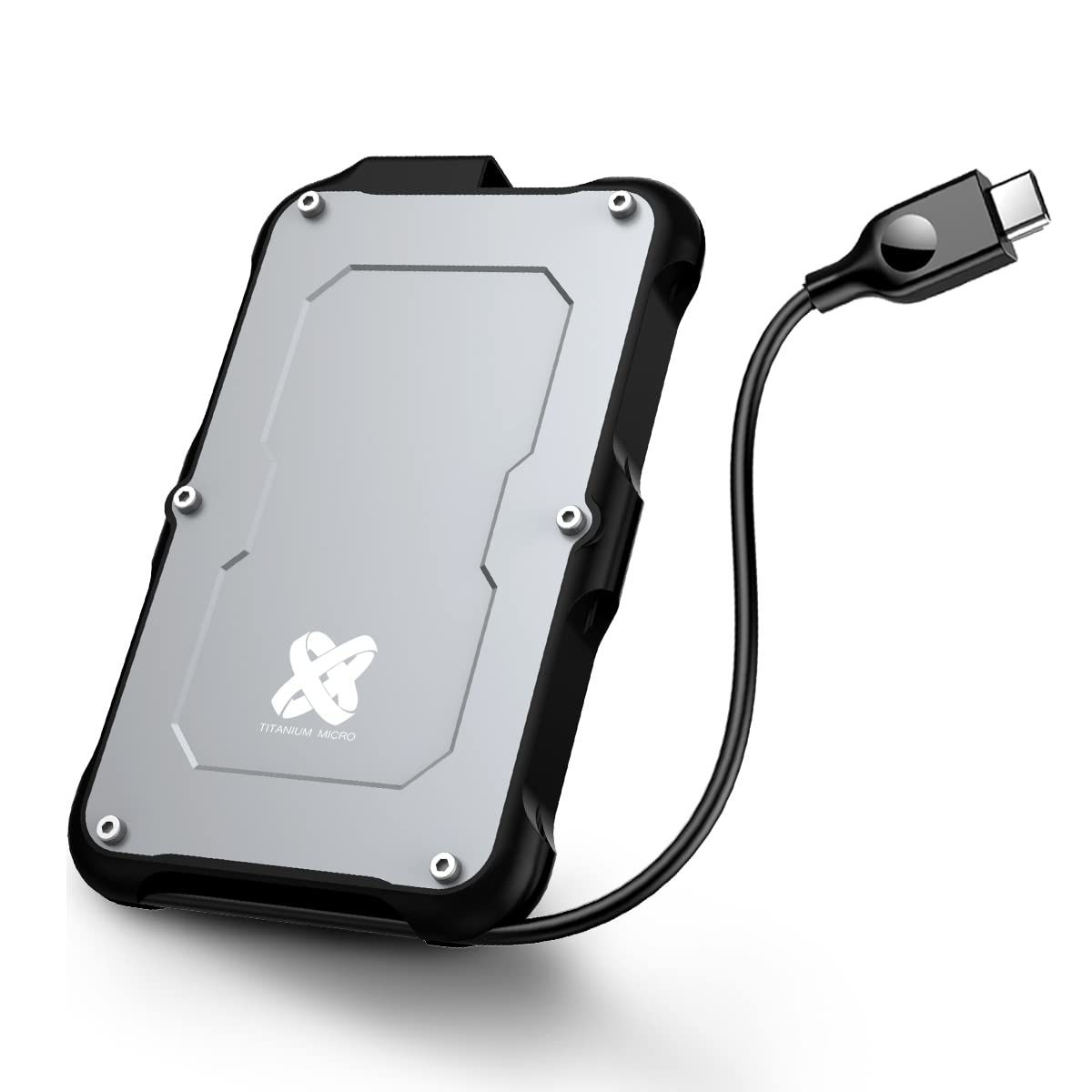 GetUSCart- Titanium Micro 8TB External SSD, Titanium One Portable SSD - Up to 500MB/s, USB 3.2 ...