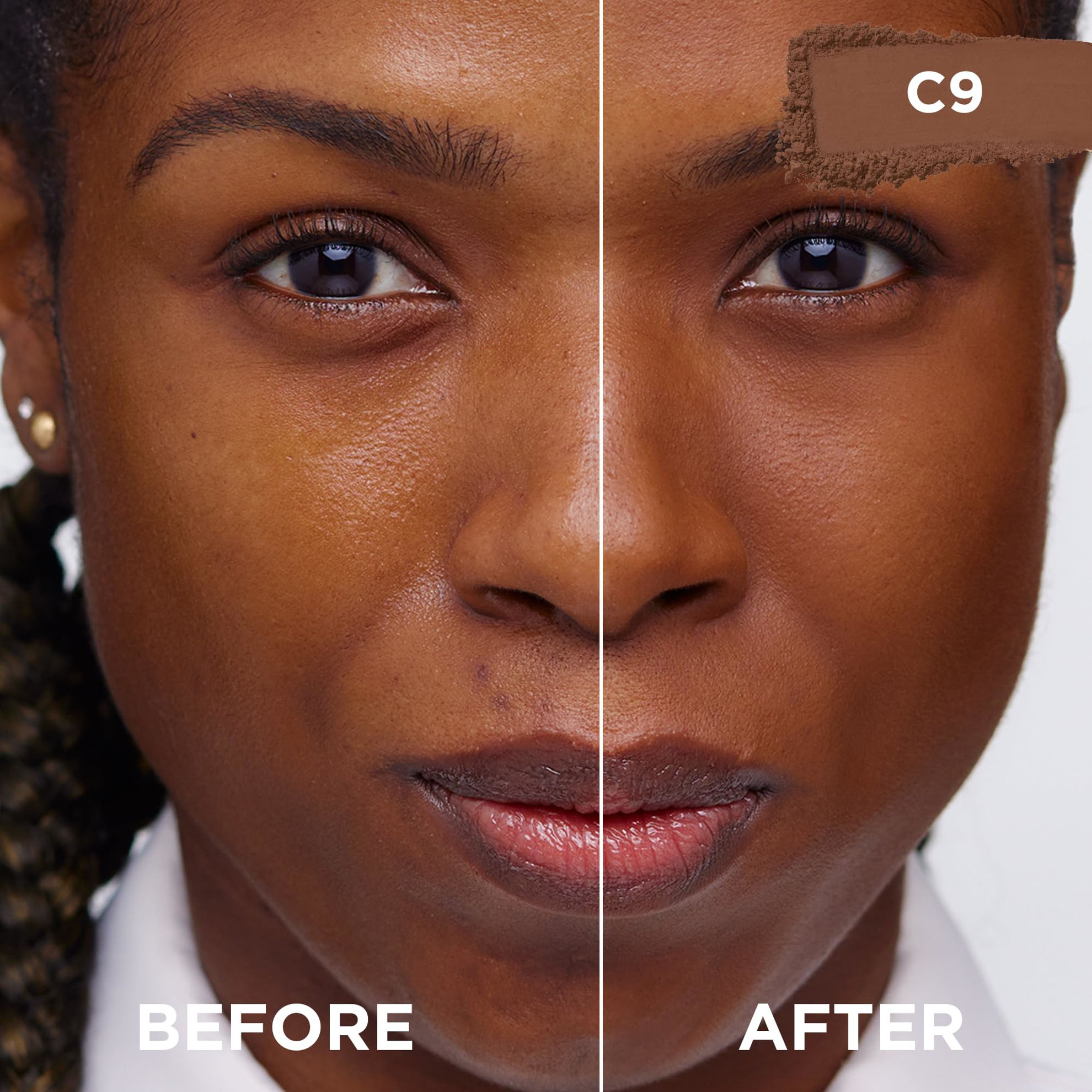 GetUSCart- L’Oréal Paris True Match Super Blendable Oil Free Powder Foundation, C9 Deep, 0.33 oz