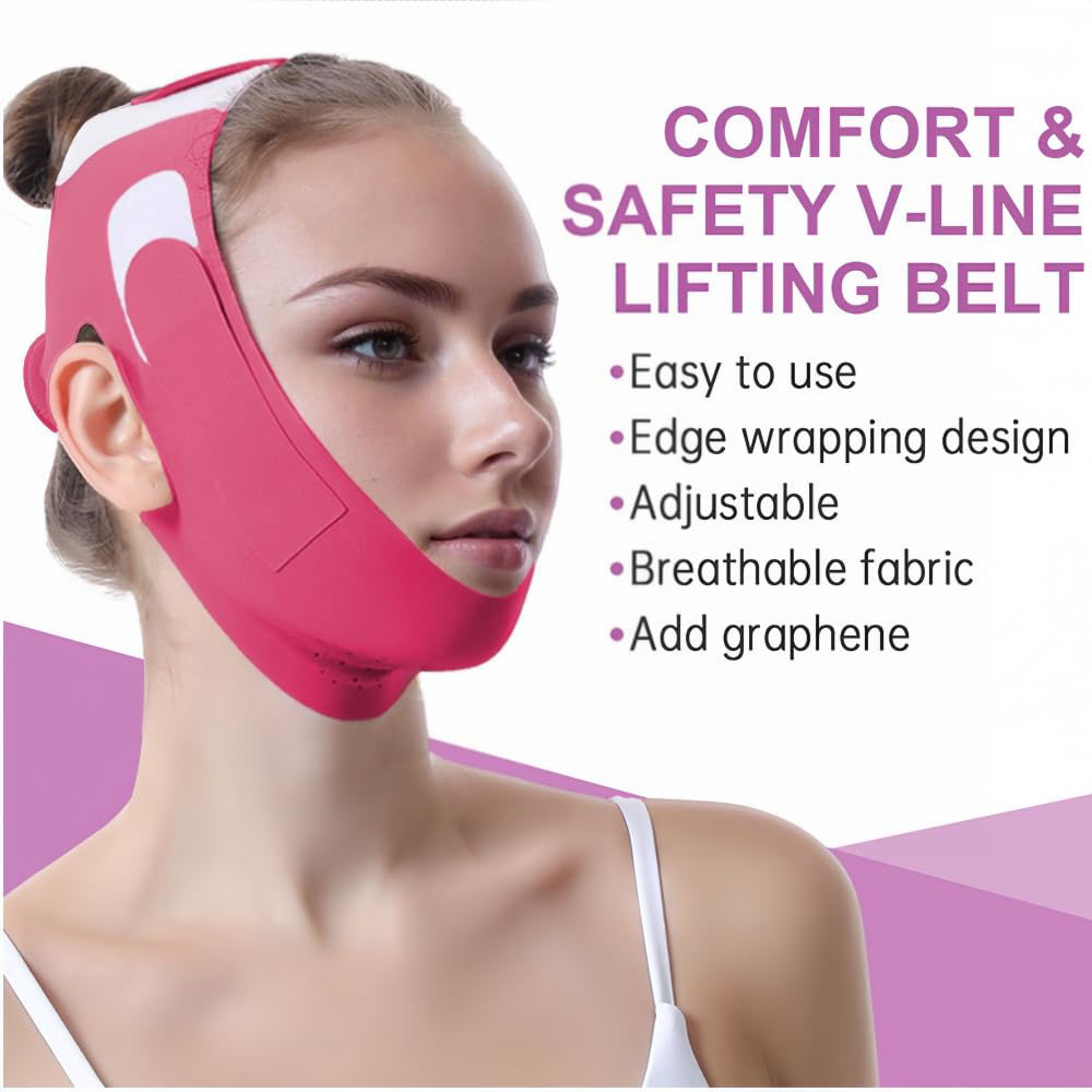 GetUSCart- Graphene V-Line Mask Chin Up Mask V Shaped Face Mask Chin ...