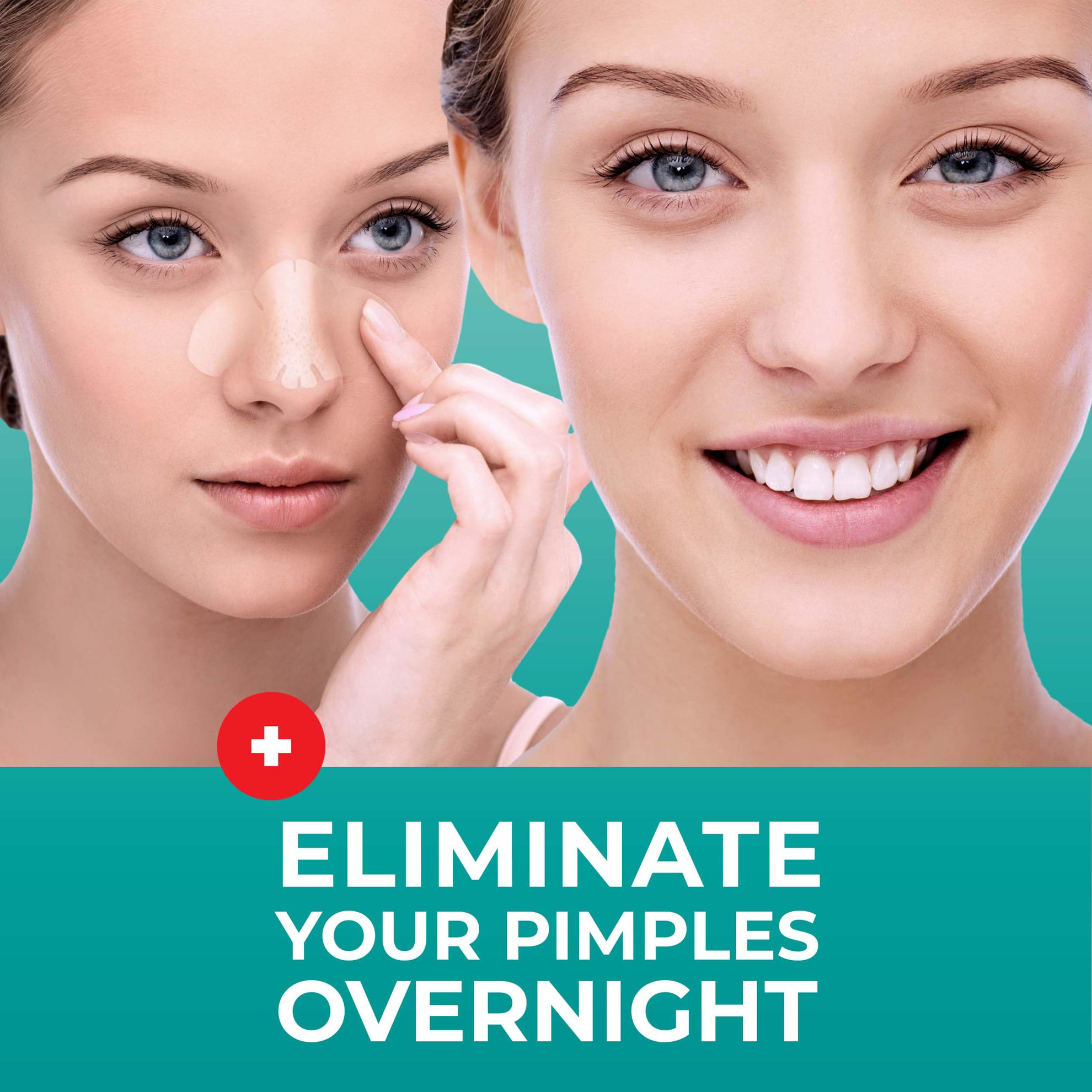 GetUSCart- PatchRx Pimple Patches for Nose (12 Pack), Cover Nose Pimples Overnight ...