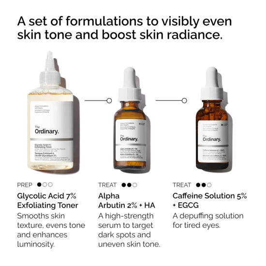 GetUSCart- The Ordinary The Bright Set, 3-Step Regimen for Radiant ...