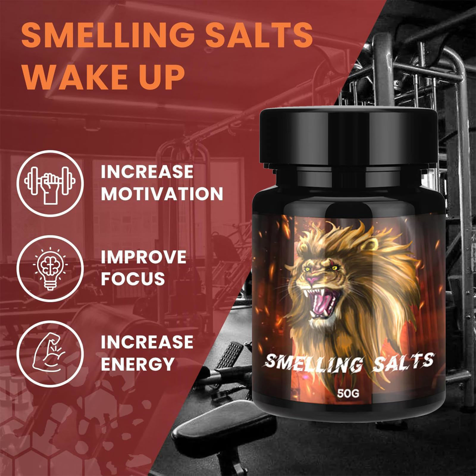 GetUSCart- Smelling Salts Powerlifting Smelling SaltBottled - Strong Ammonia Inhalant for ...