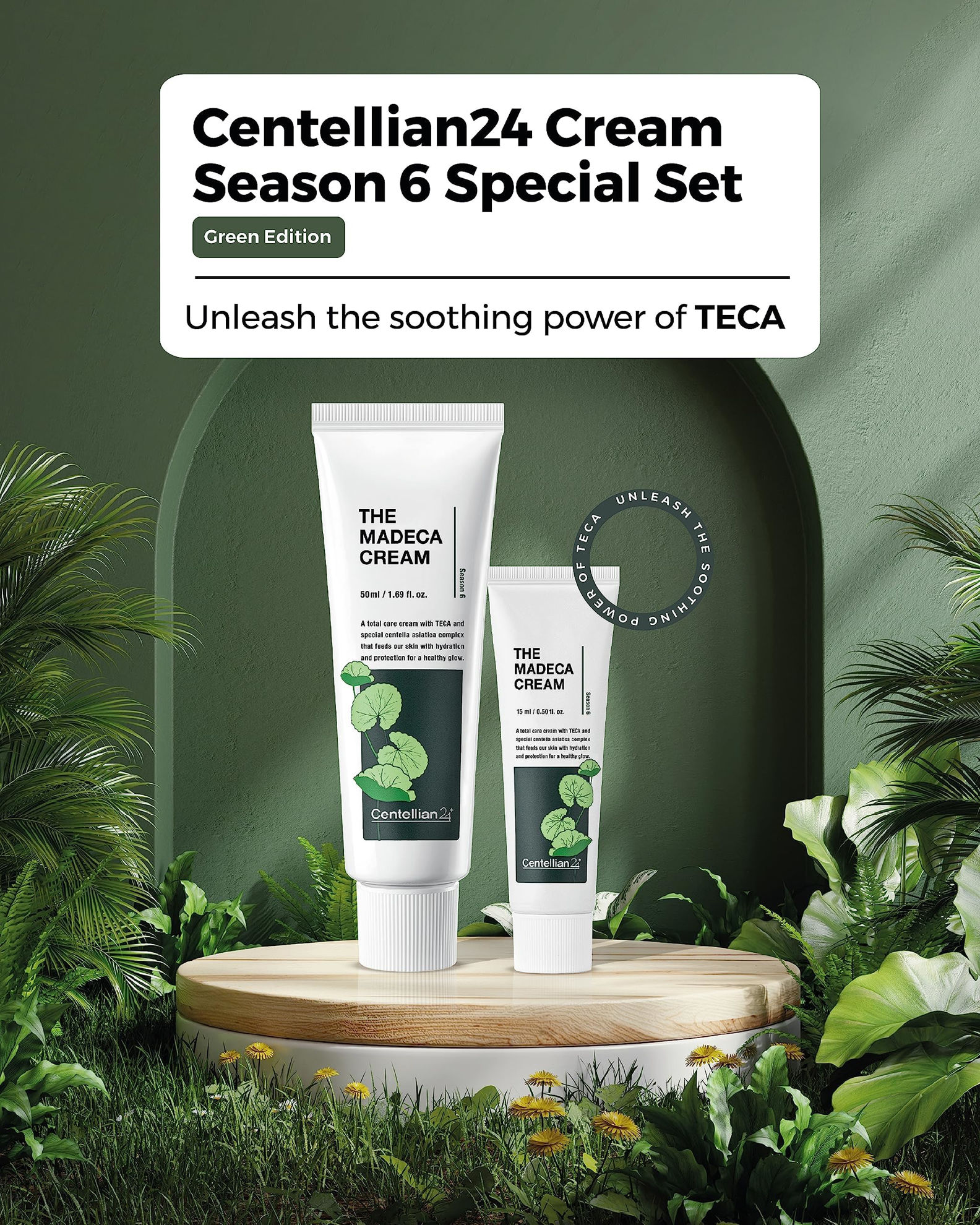 GetUSCart- CENTELLIAN 24 Madeca Cream (Special Edition - Green, 1.7+0.5fl oz) - Centella ...