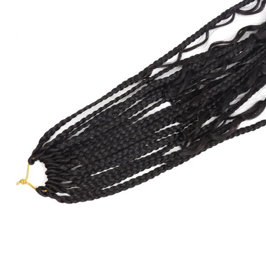 GetUSCart- LMZIM 18 Inch 8 Packs Boho Box Braids Crochet Hair Bohemian ...