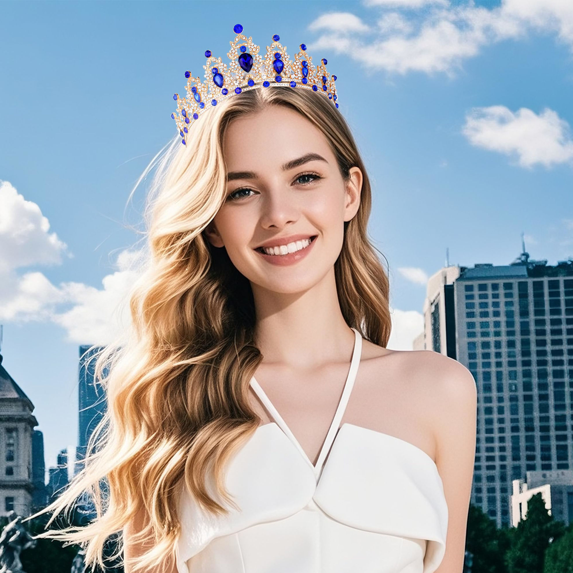 GetUSCart- Kamirola - Queen Crown and Tiara Princess Crown for Women ...