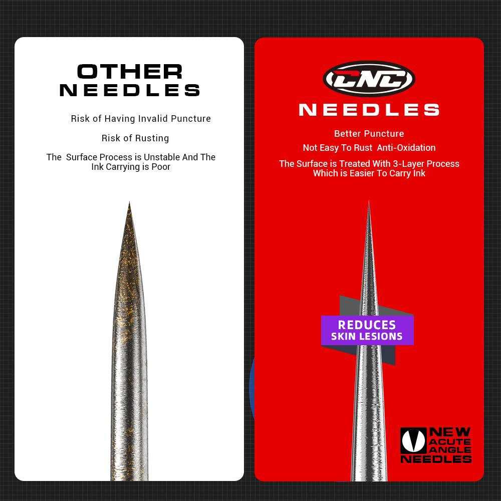 GetUSCart- CNC 5RS Tattoo Needles Cartridge 20Pcs #10 Bugpin Disposable ...