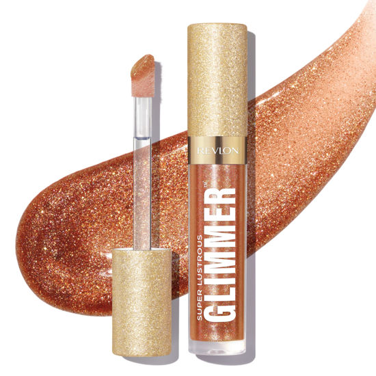 GetUSCart- REVLON Super Lustrous Glimmer Gloss, Non-Sticky Lip Gloss ...