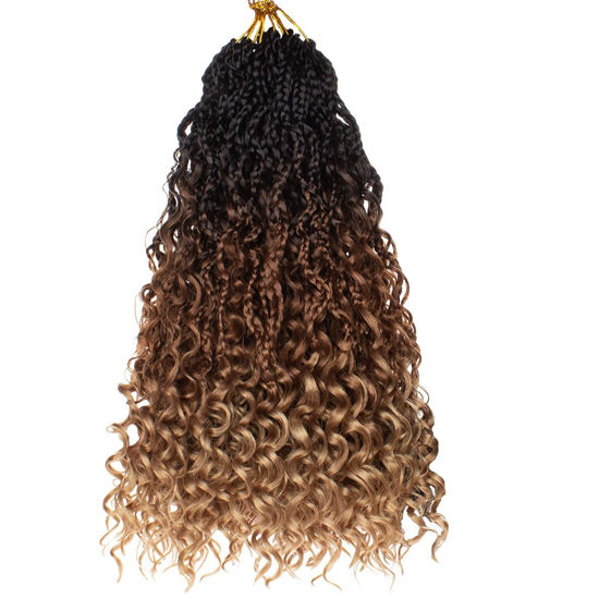 GetUSCart- Beverlee Boho Box Braids 8 Packs Goddess Box Braids 12 Inch ...