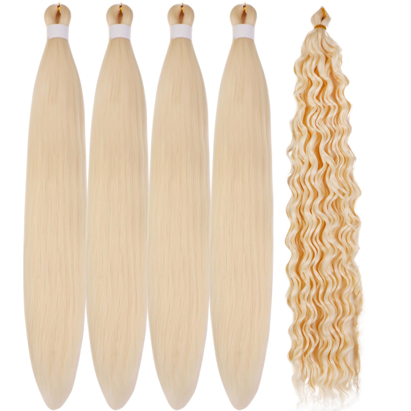 GetUSCart- Gozill Blonde Braiding Hair Pre stretched 613 Boho Braids ...