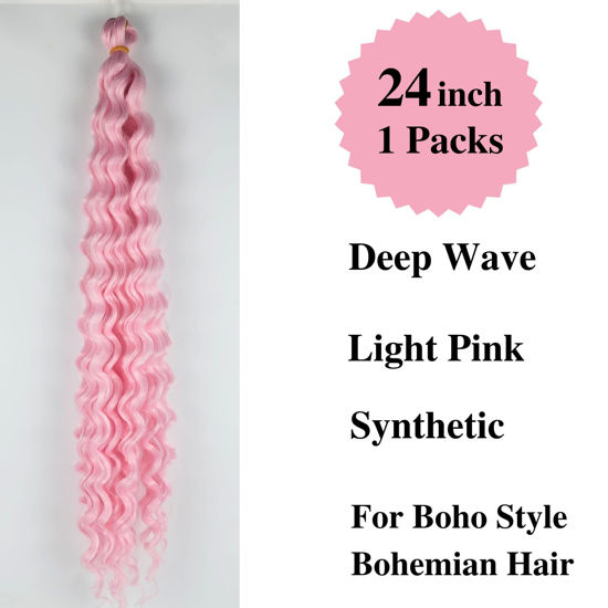 GetUSCart- Gozill Light Pink Braiding Hair Pre stretched Boho Braids ...