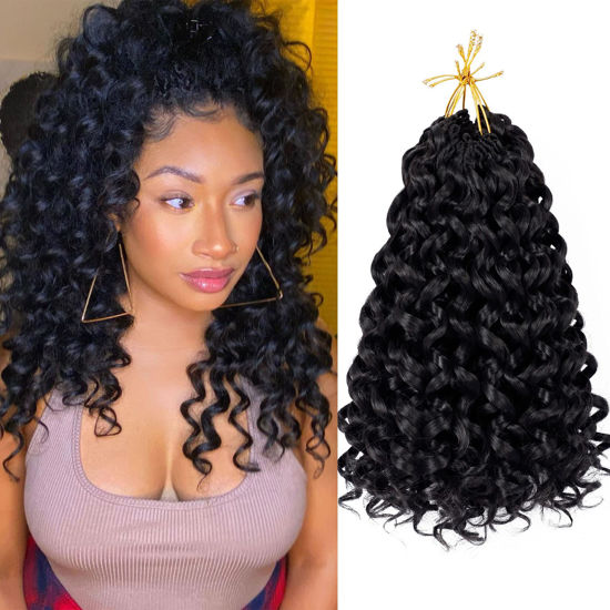 GetUSCart- 7 Packs GoGo Curl Crochet Hair 12 Inch Short Curly Crochet ...