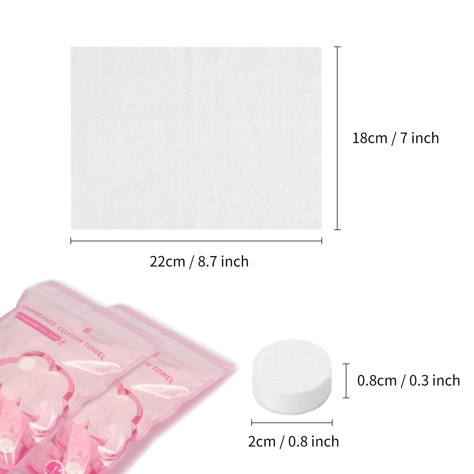 GetUSCart- Classycoo Compressed Towel 200 PCS Mini Tablets Disposable ...