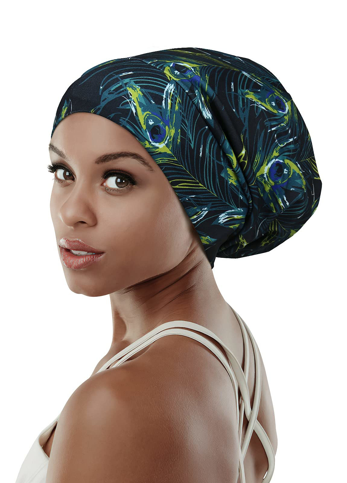 GetUSCart- Sleeping Cap,Satin Silk Liner Long Hair Women Braids Soft ...