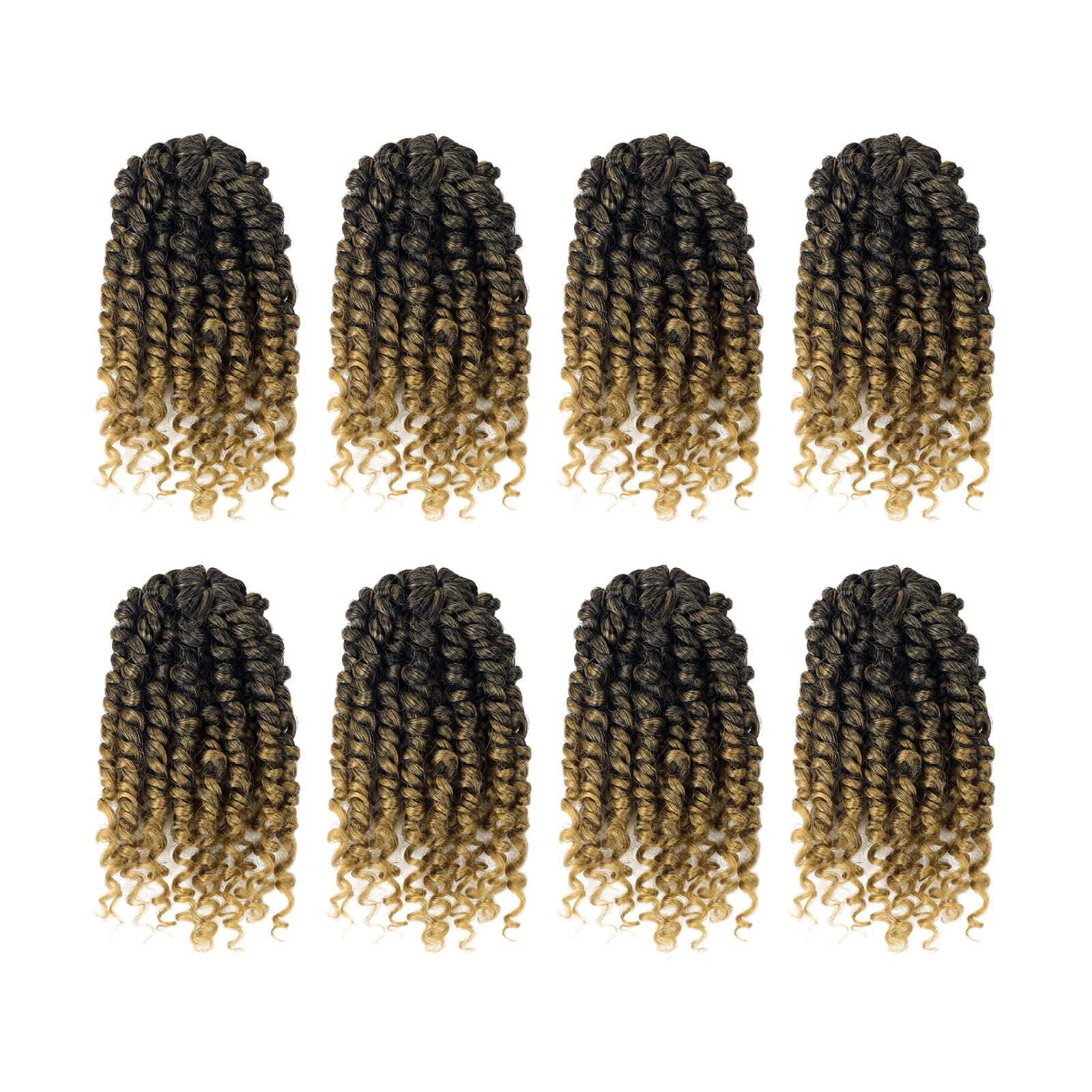 GetUSCart- Bileaf Short Passion Twist Hair 6 Inch Pre-twisted Passion ...